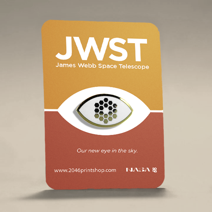 James Webb Space Telescope Pin – 2046 Print Shop