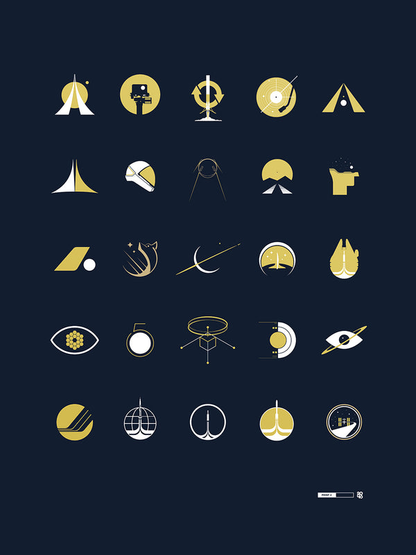 Space Logo Collection – 2046 Print Shop